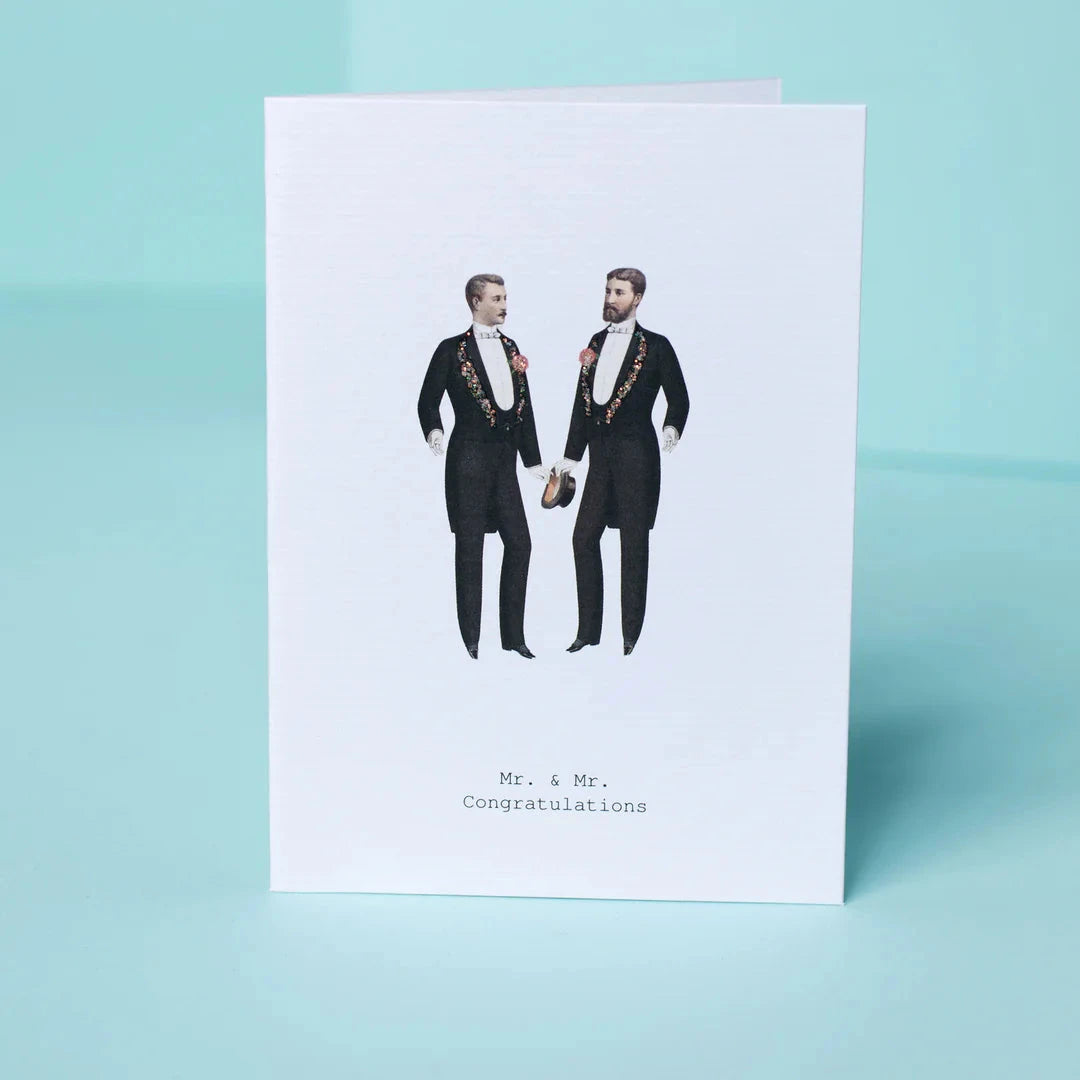 Mr. & Mr. Congratulations Greeting Card – AKAR Design